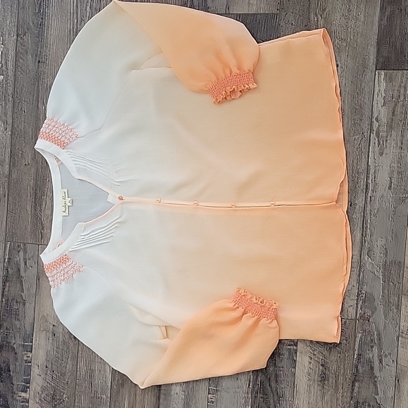 Indigo Blue | Tops | Indigo Blue Ombre Blouse | Poshmark